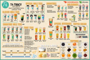 T4 TRACY’S MENU – T4 TRACY